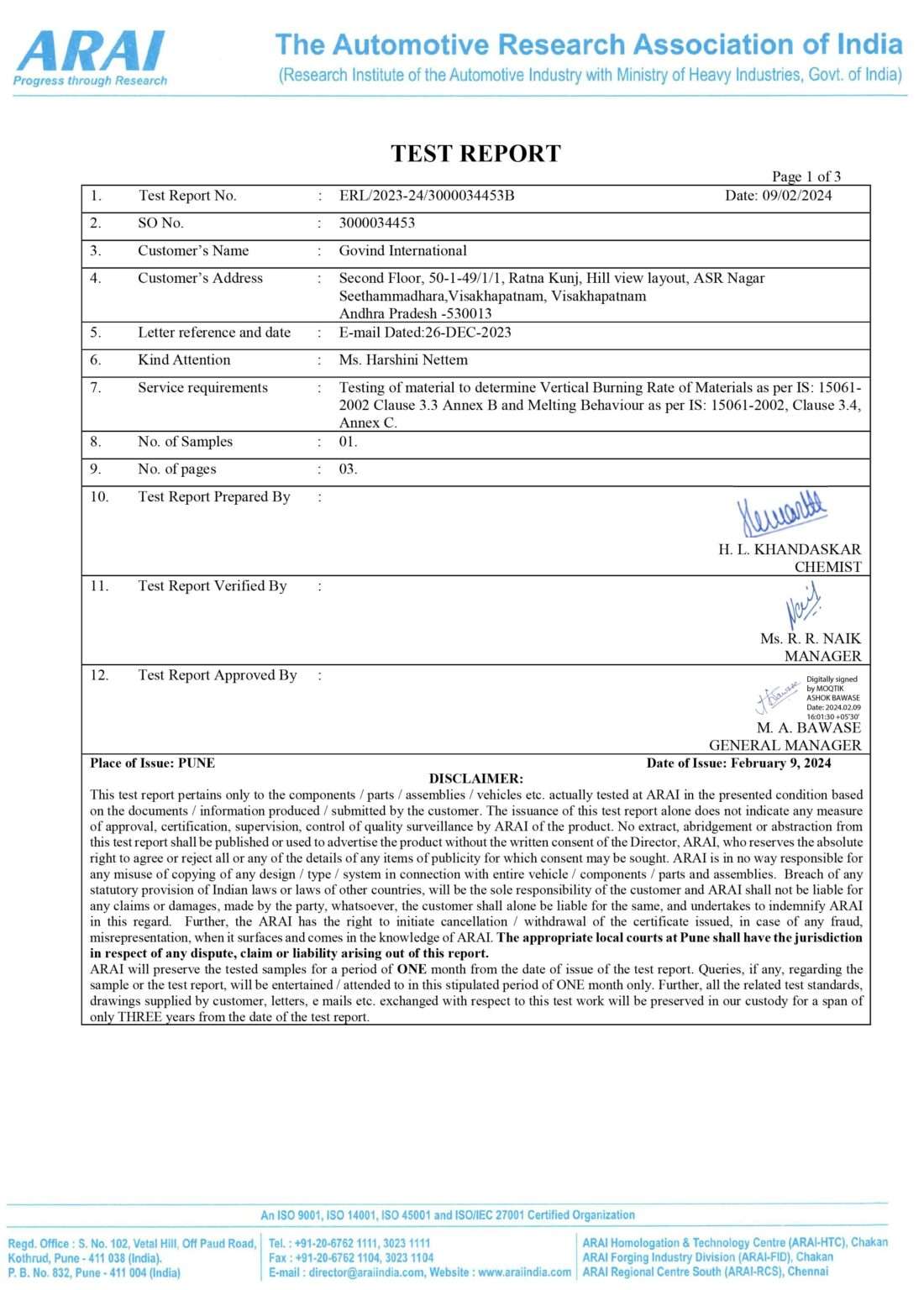 ACP Aluminium Composite Panel | Certificates | Alumaze
